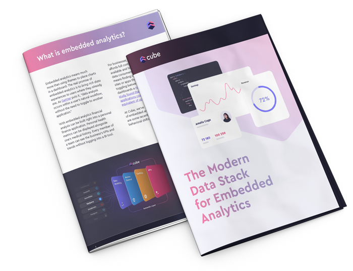 The Modern Data Stack for Embedded Analytics